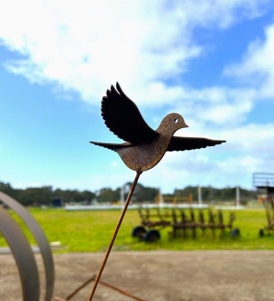 Sparrow Flying Spike - The Creek Gallery & Garden
