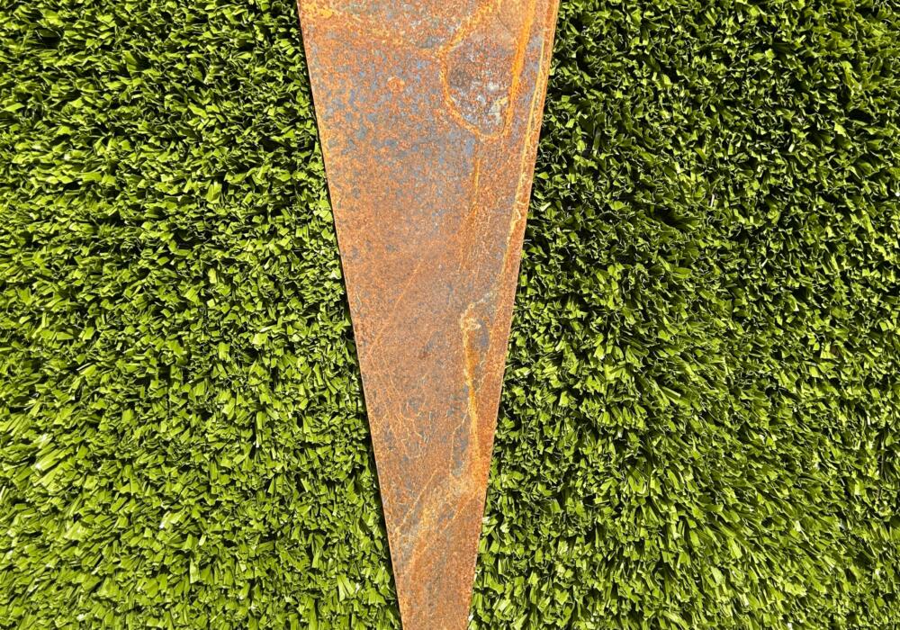 Corten Edging Stakes – Rolled Edge System - The Creek Gallery & Garden Deprecated : str_replace ...